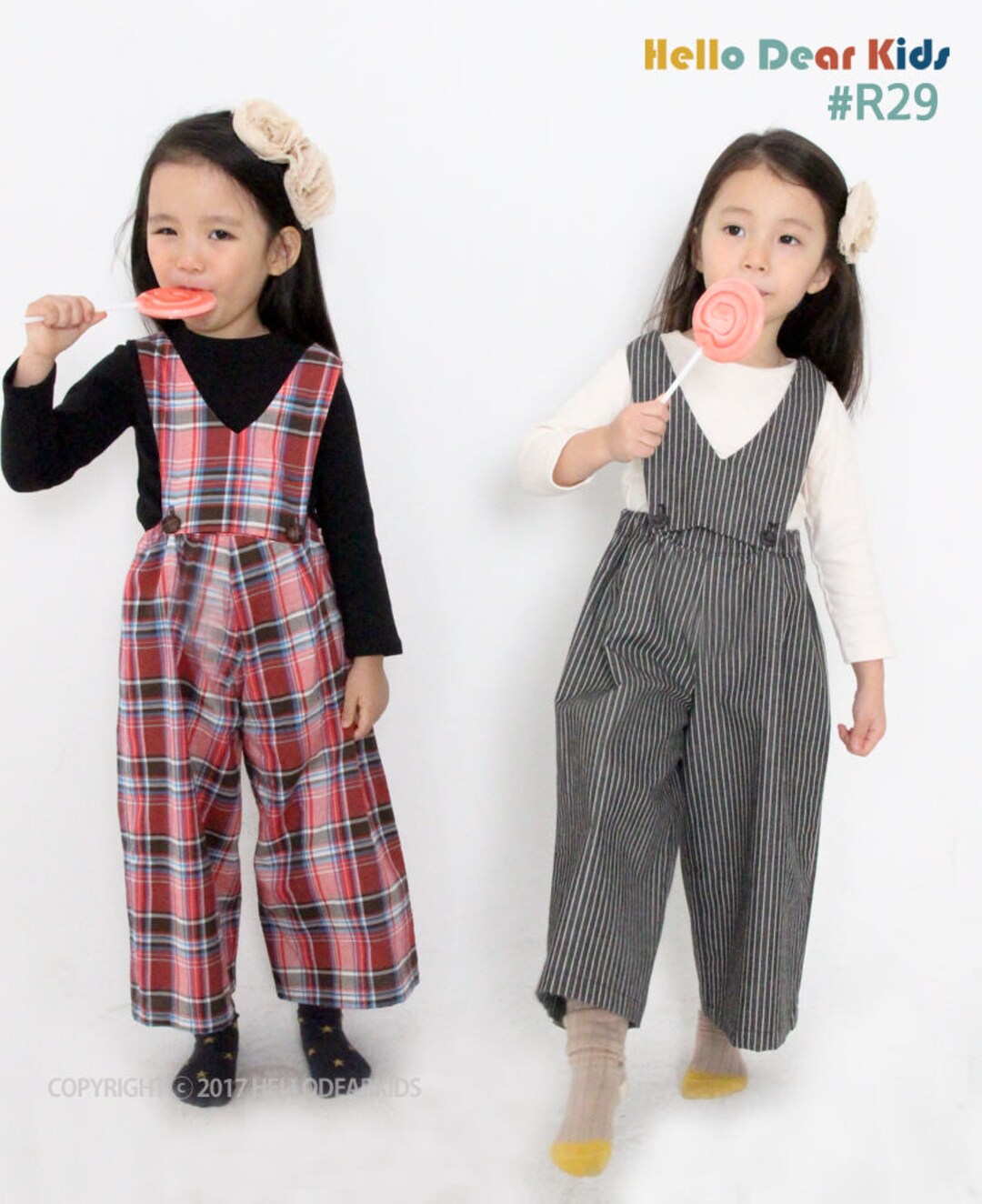 Kid's Sewing Pattern Pdf/v-neck Long Pants/jumper Suit/ Baby Sewing ...