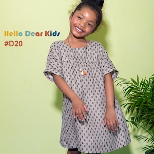 D20/ Kids Sewing Pattern/pdf Sewing Pattern/blouse and Dress Pattern ...