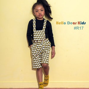R17/A0 and A4 or Letter Size/kid's Sewing Pattern Pdf/short Jumper ...