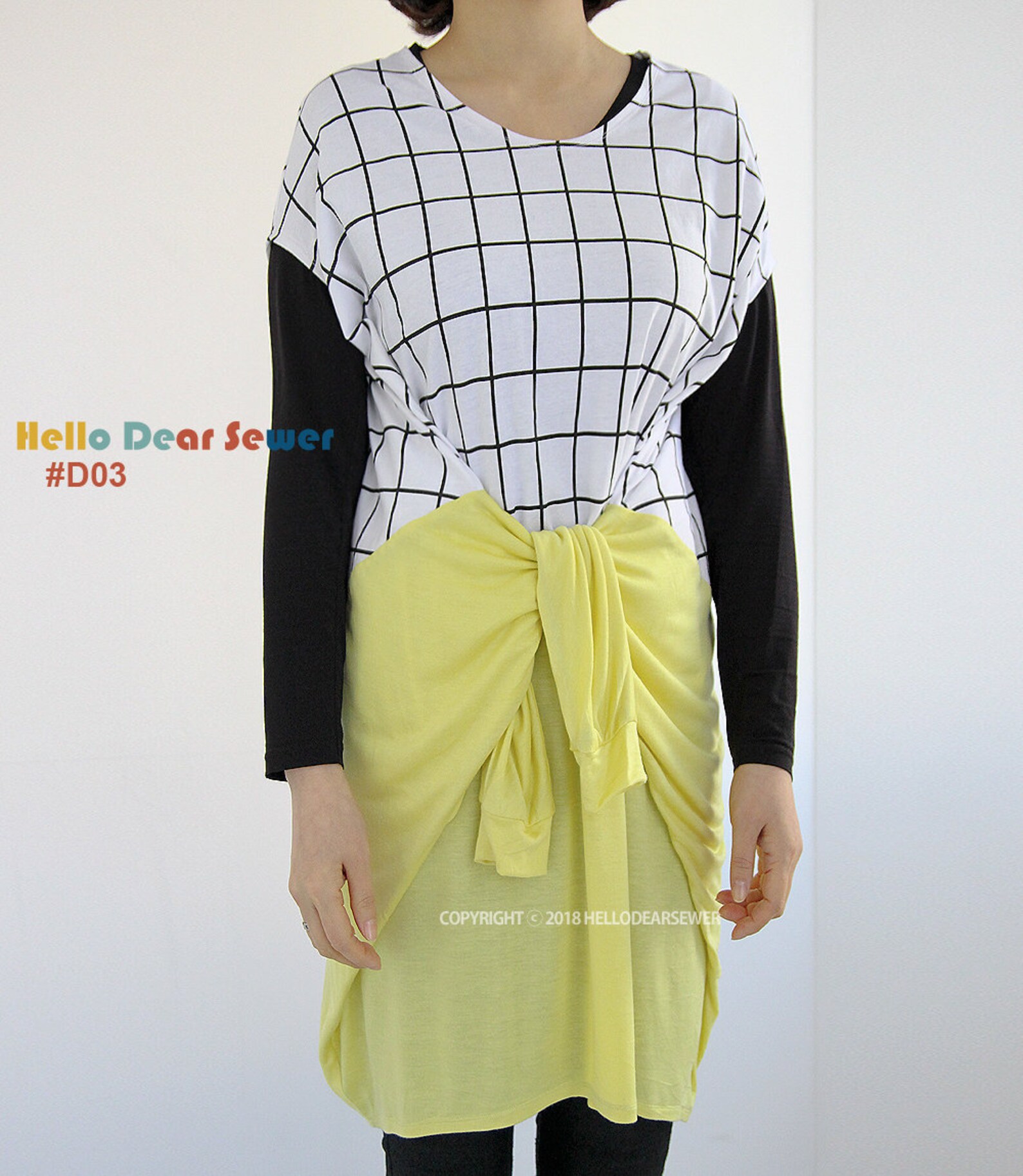 Women's PDF Sewing Pattern Knit / Jersey Dress / Jersey | Etsy