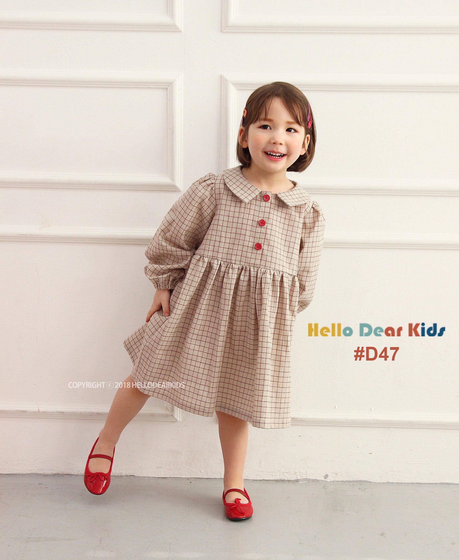 D47 / Kids Sewing Pattern /PDF Sewing Pattern/4 Dress With | Etsy