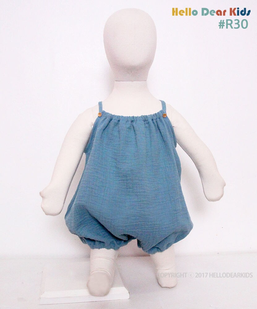 Baby Sewing Pattern Pdf/ Body Suit With Straps / Onesie / | Etsy