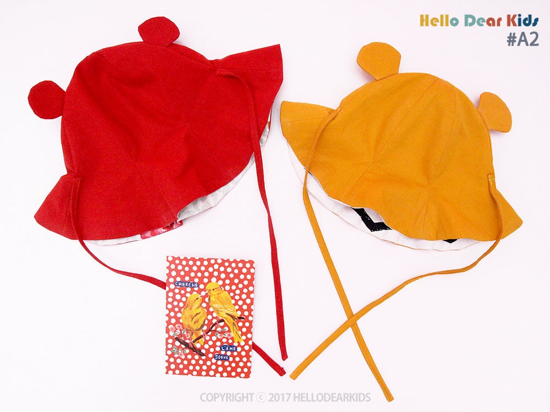 Kids Sewing Pattern Pdf/ Reversible Hat Sewing Patter / Kid's Sun Hat ...