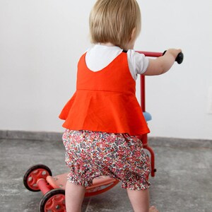 B7/kids Sewing Pattern Pdf/ Kids Strap Top and Pants Set/ Baby Sewing ...