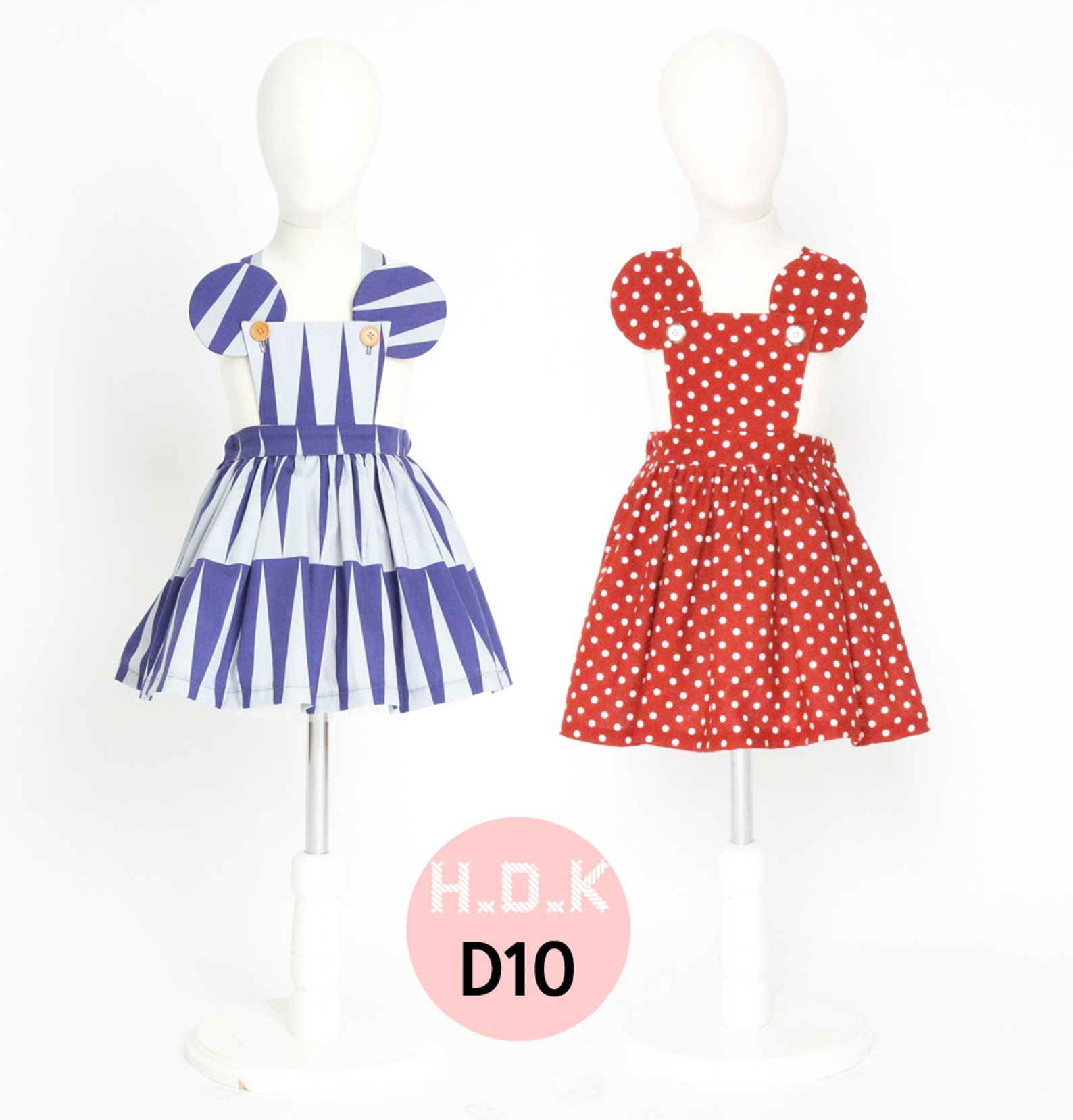 D10/girl's Dress/ Kid's Sewing Pattern Pdf/mickey Mouse Kids Dress ...