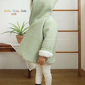 O8/ Kids Sewing Pattern/pdf Sewing Pattern/kids Jacket, Kids Coat ...