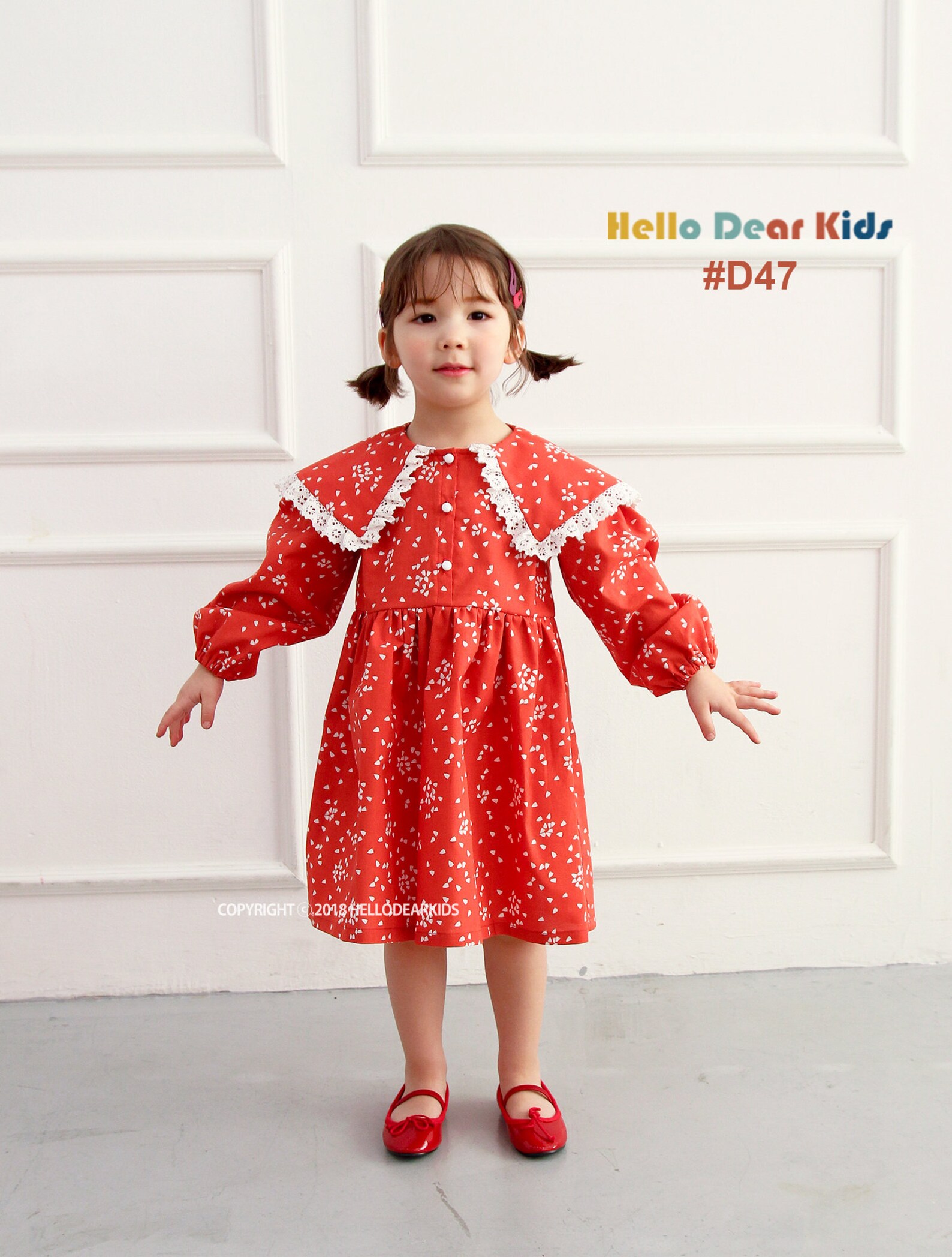 D47 / Kids Sewing Pattern /PDF Sewing Pattern/4 Dress With | Etsy