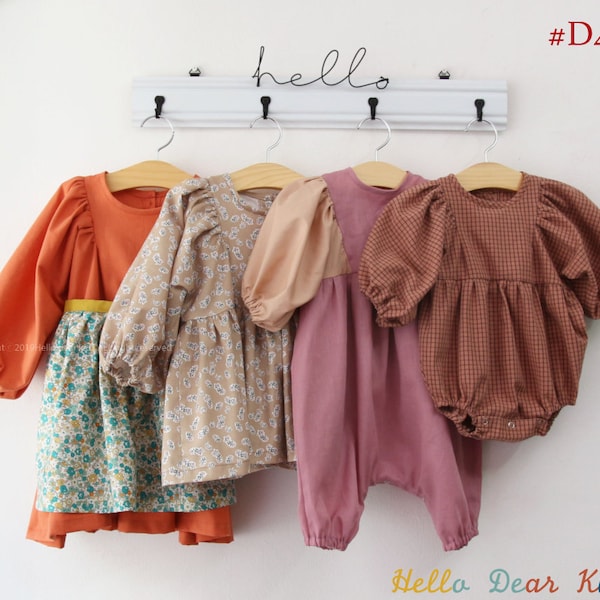 Sewing Patterns for Kids - Etsy