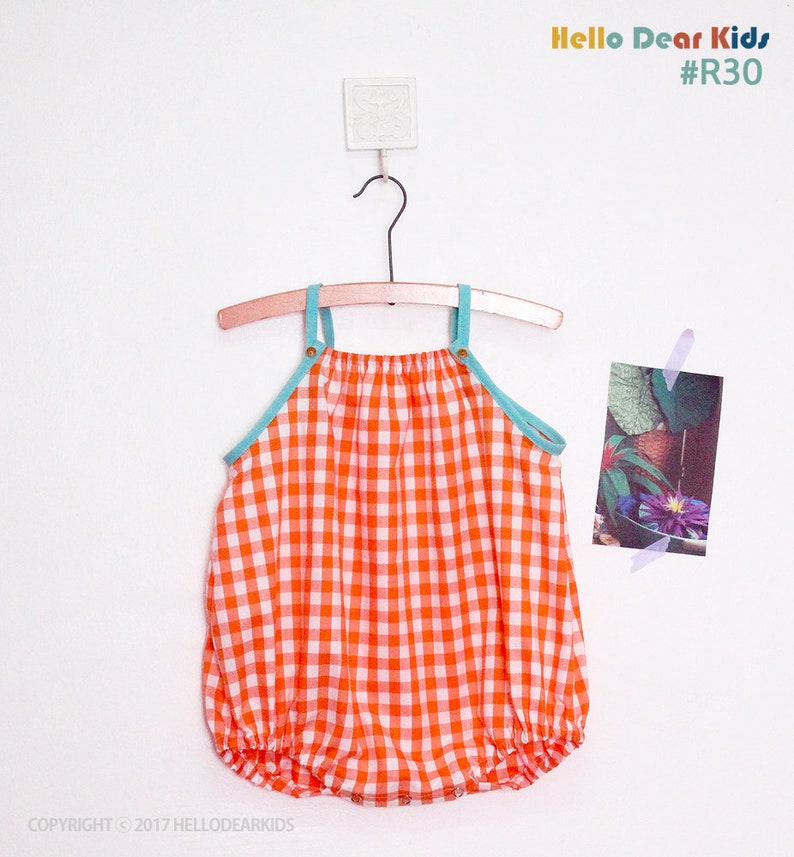 Baby Sewing Pattern Pdf/ Body Suit With Straps / Onesie / | Etsy