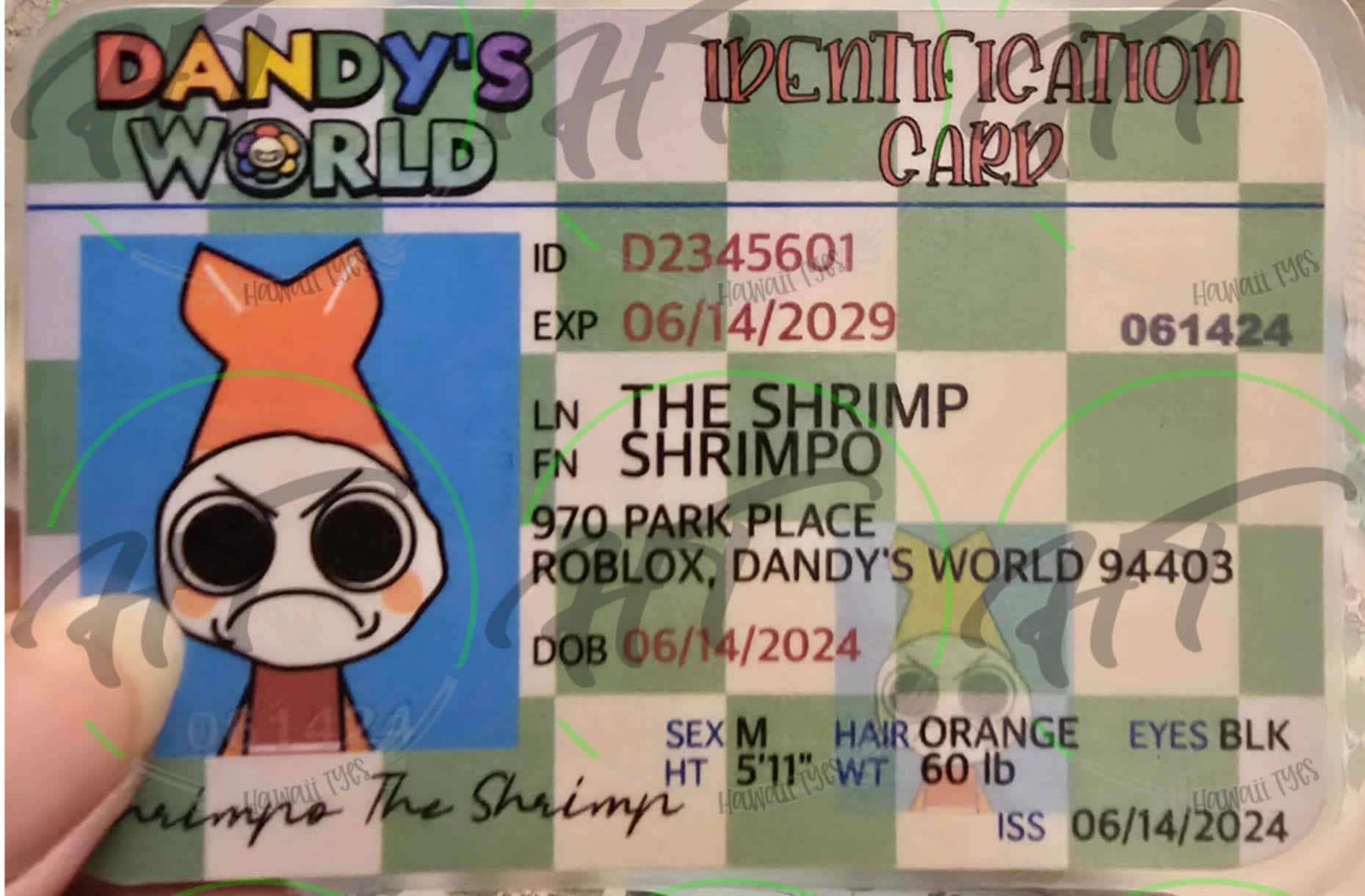 Dandy's World I.D. Card Bookmarks - Etsy