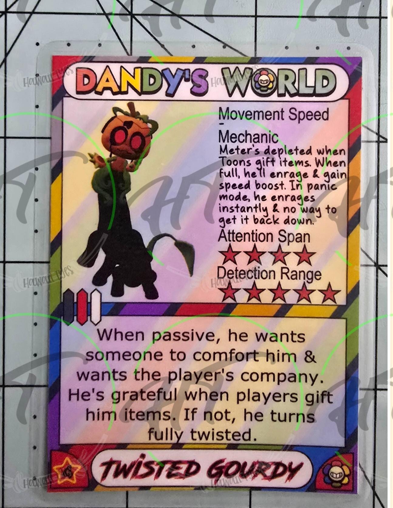 Dandy's World Trading Card Bookmarks - Etsy