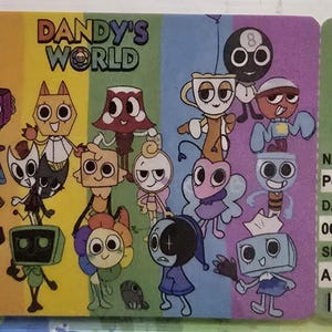 Dandy's World Show Ticket Bookmarks - Etsy