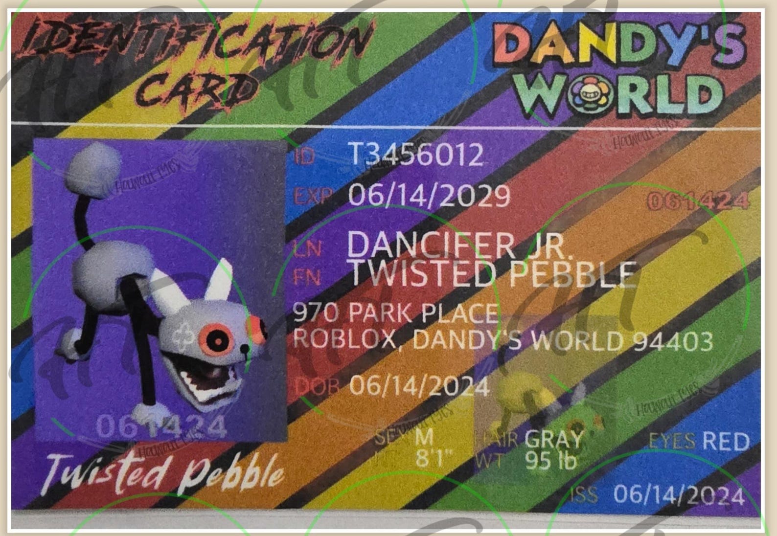 TWISTED Dandy's World I.D. Card Bookmarks - Etsy