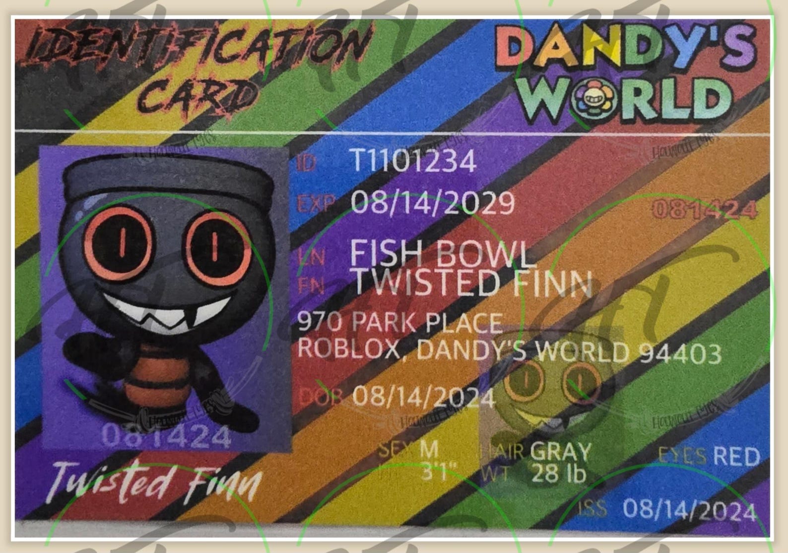 TWISTED Dandy's World I.D. Card Bookmarks - Etsy