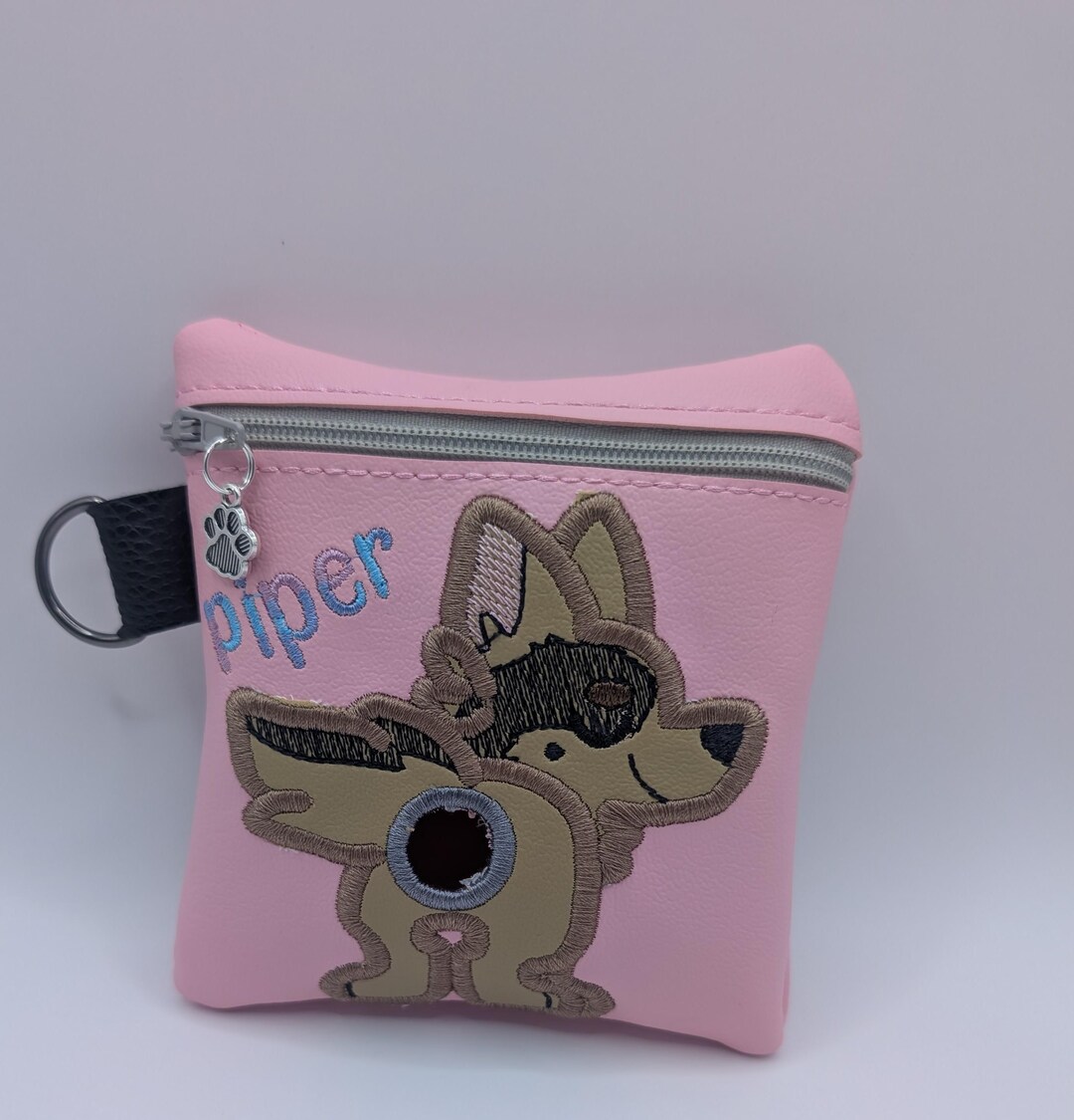 German Shepherd Poop Bag Holders – Personalized Handmade Embroidered - Etsy