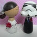 Customised Stormtrooper Inspired Groom and Bride Wedding Cake | Etsy