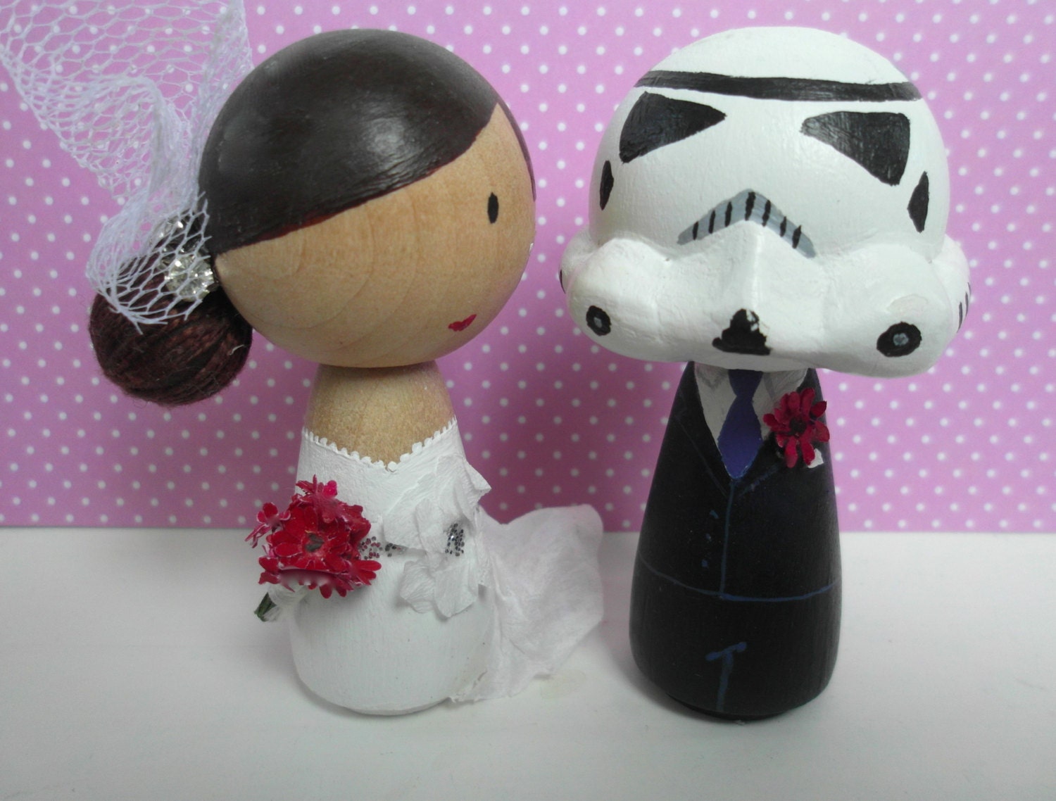 Customised Stormtrooper Inspired Groom and Bride Wedding Cake - Etsy