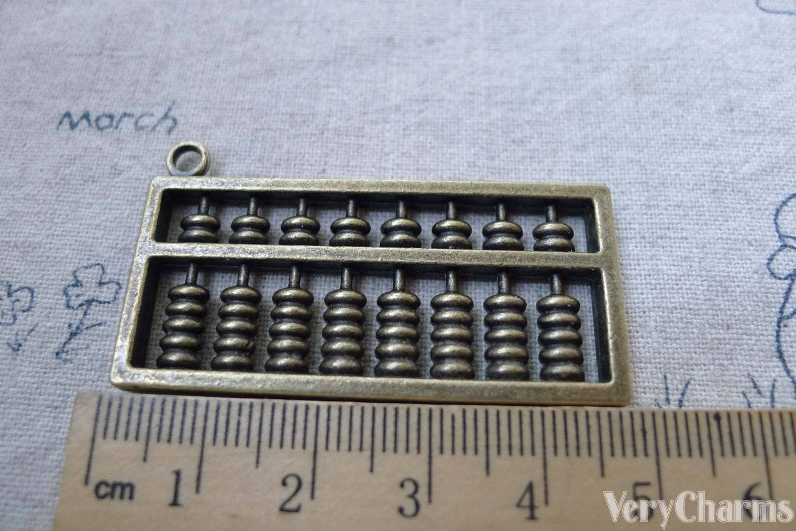 6 Pcs of Antique Bronze Chinese Abacus Pendants Charms 23x49mm - Etsy