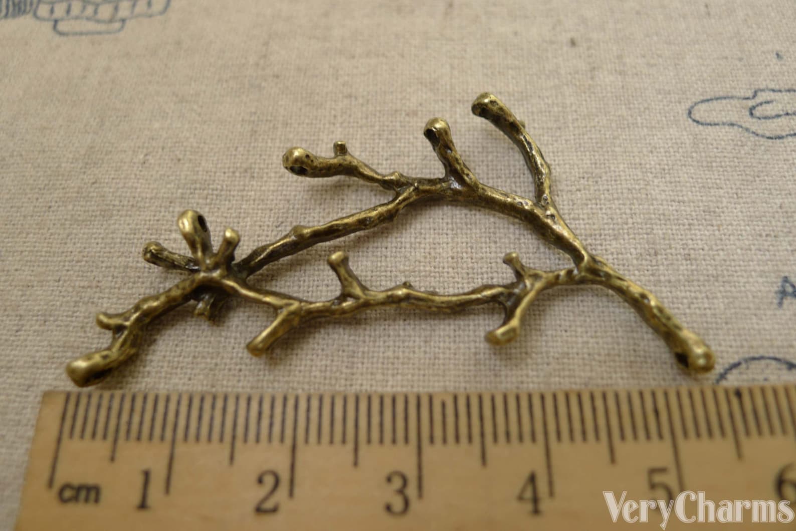 10 Pcs of Antique Bronze Tree Branch Connectors Coral Charms 30x52mm ...