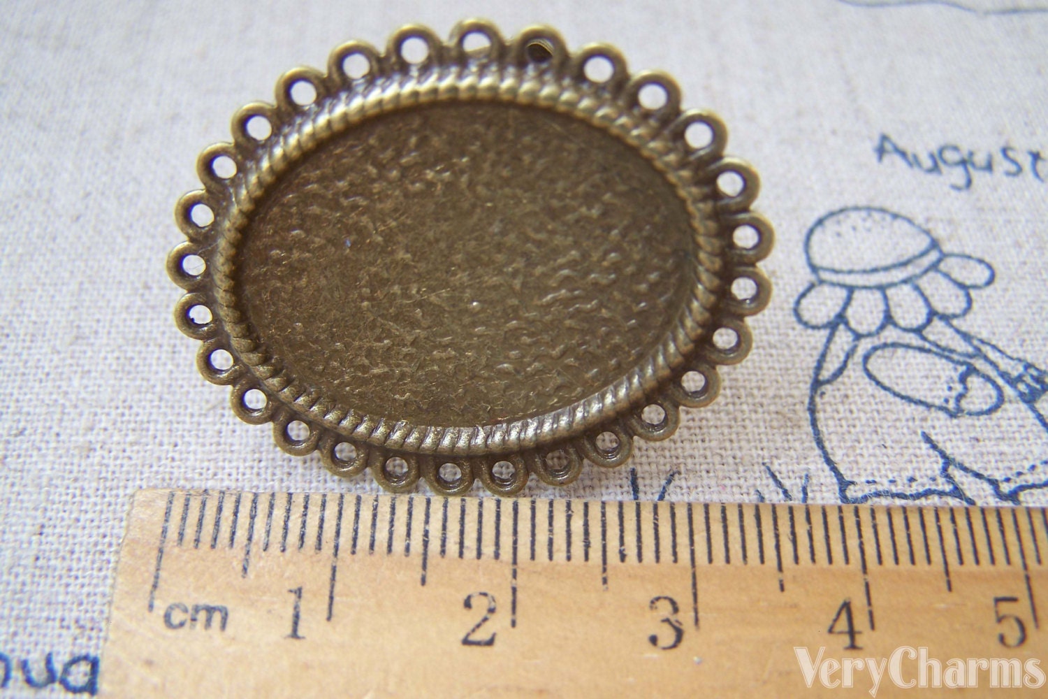5 Pcs Antique Bronze Adjustable Ring Blank Shank Base With 19x25mm ...