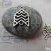20 Pcs Antique Silver Filigree Arrow Symbol Connectors Charms 13x20mm ...