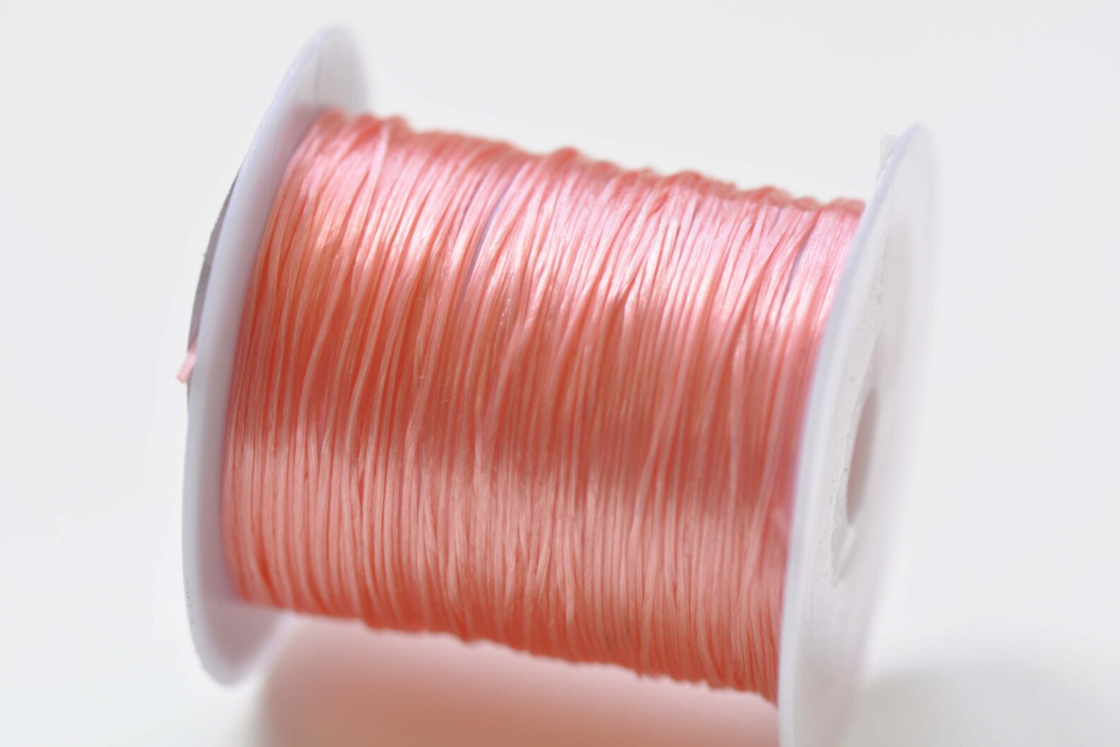 One Spool Strong Stretchy Elastic Cord Beading Thread String Pink White ...