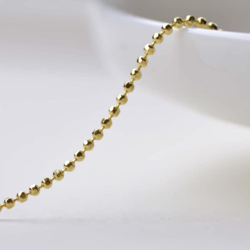 Faceted Ball Chain - Etsy