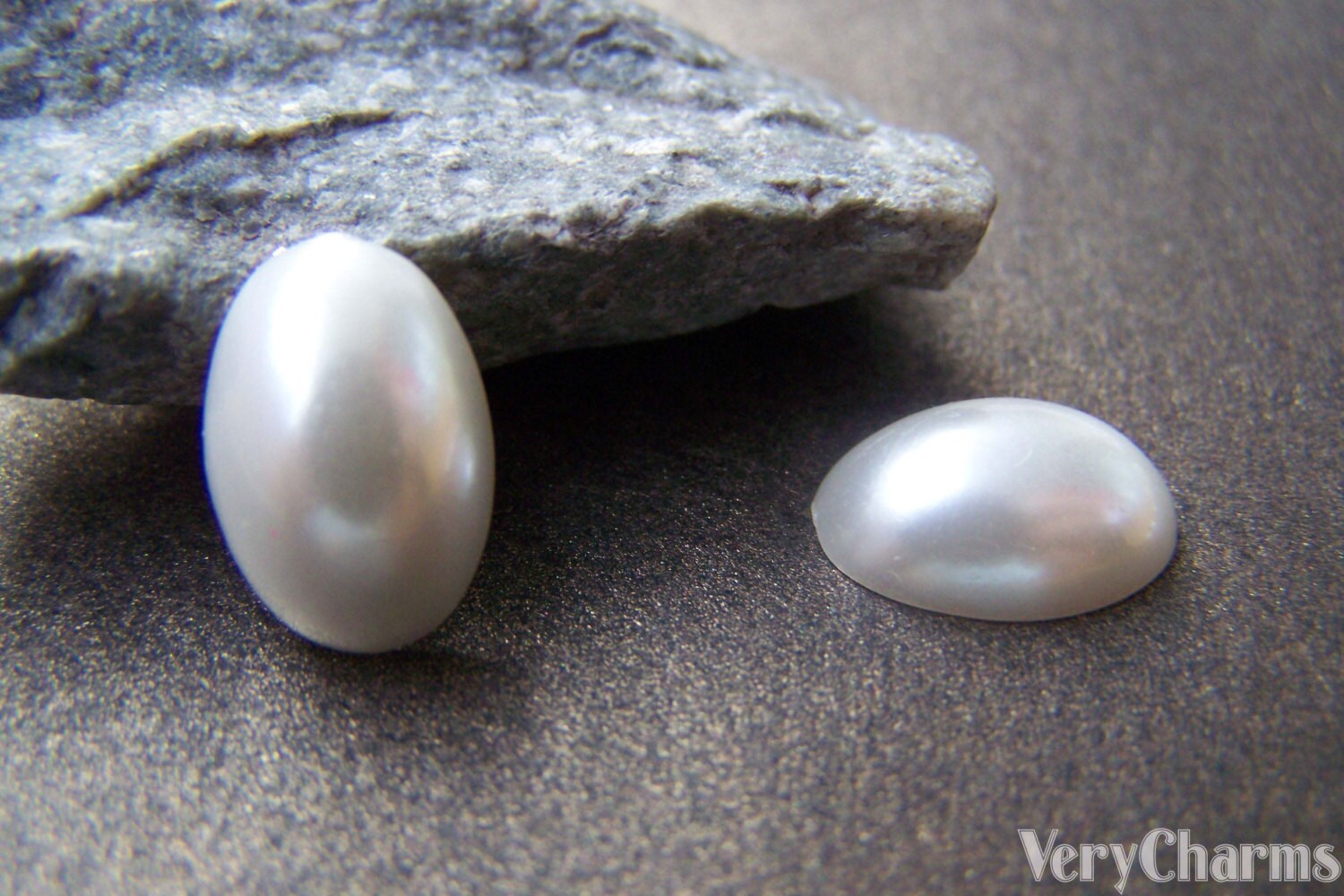 Resin Pearl Color Oval Cameo Cabochons 10x14mm - Etsy