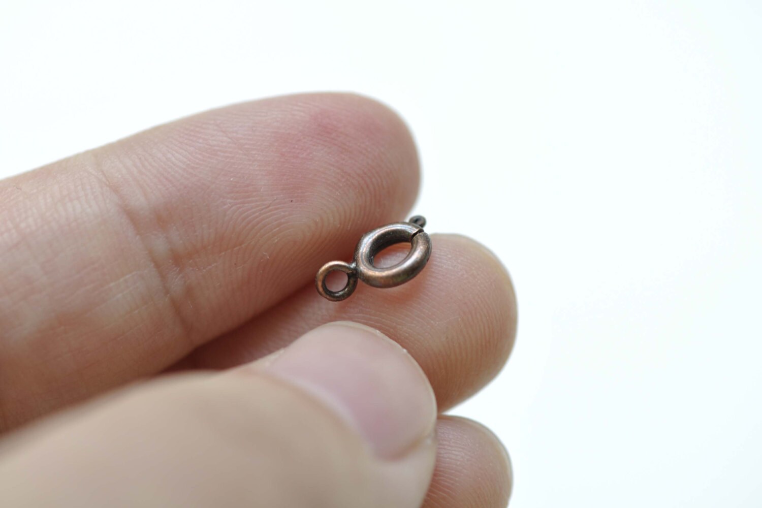 Antique Copper Brass Spring Ring Clasps 6mm Set 50 A8270 - Etsy