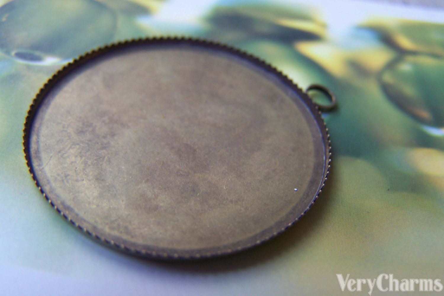 10 Pcs of Antique Bronze Round Sawtooth Cameo Base Settings - Etsy