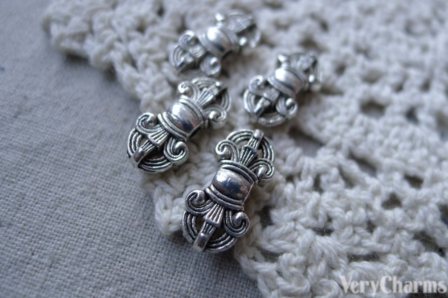 10 pcs of Antique Silver Pewter Vajra/Dorje Cross Buddhism | Etsy