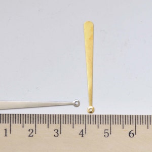 Long Tear Drop Embellishment Gold/white Gold Charms 4x37mm Set of 20 - Etsy