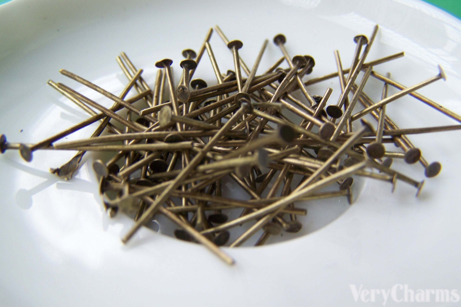 500 Pcs of Antique Bronze Headpins 24mm--- 20gauge A3256 - Etsy