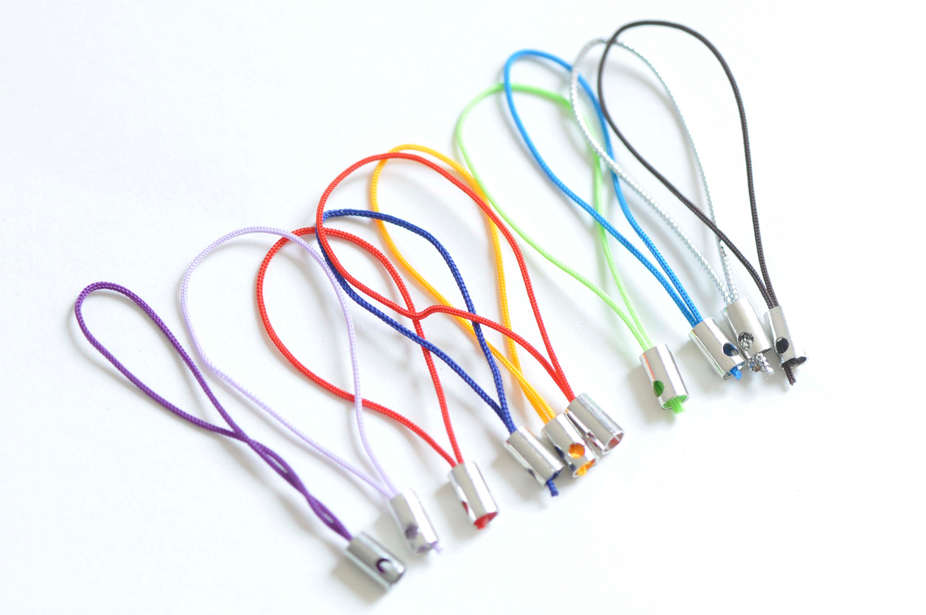 Mixed Color Straps Lariat Lanyard Cell Phone Straps Set of 100 - Etsy