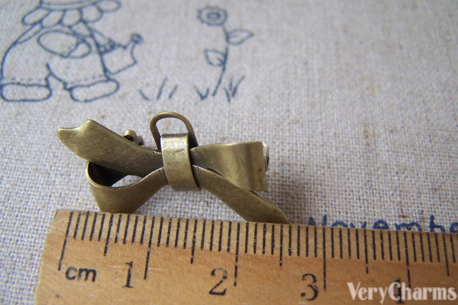 10 Pcs of Antique Bronze Brass Bow Safety Pin Brooch Findings | Etsy