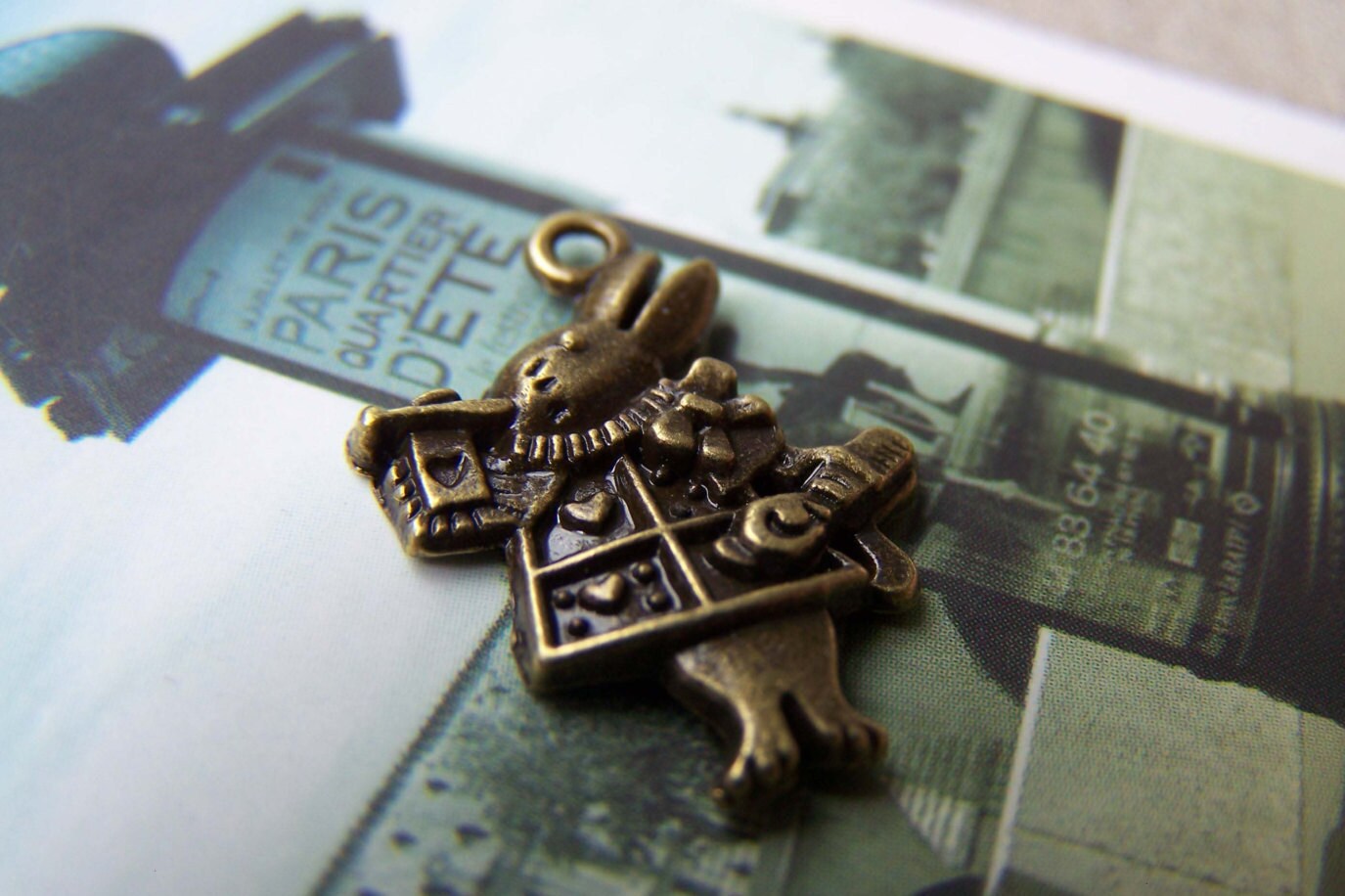 10 Pcs of Antique Bronze Rabbit Trumpeter Charms 16x21mm A3873 - Etsy