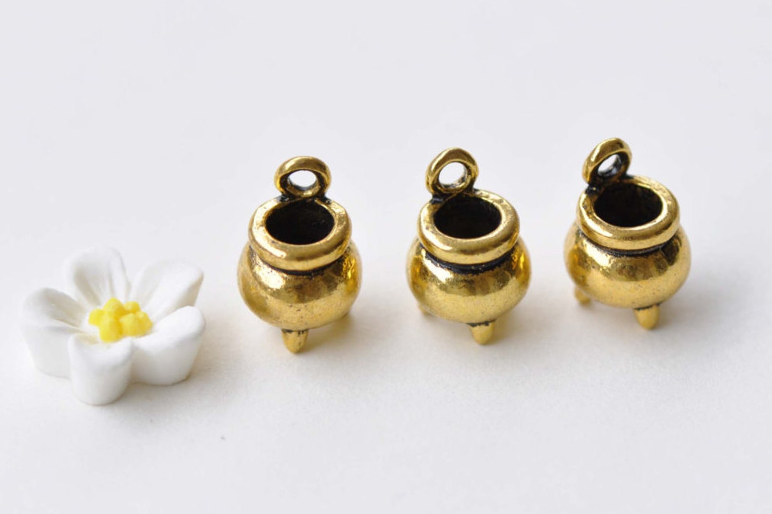 10 Pcs Antique Gold Censer Charms Cooking Pot Pendants 8x11mm A8671 - Etsy
