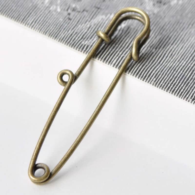 Antique Safety Pin - Etsy