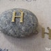 10 Pcs of Antique Bronze Brass Alphabet Letter H Charms 10x15mm A2413 ...