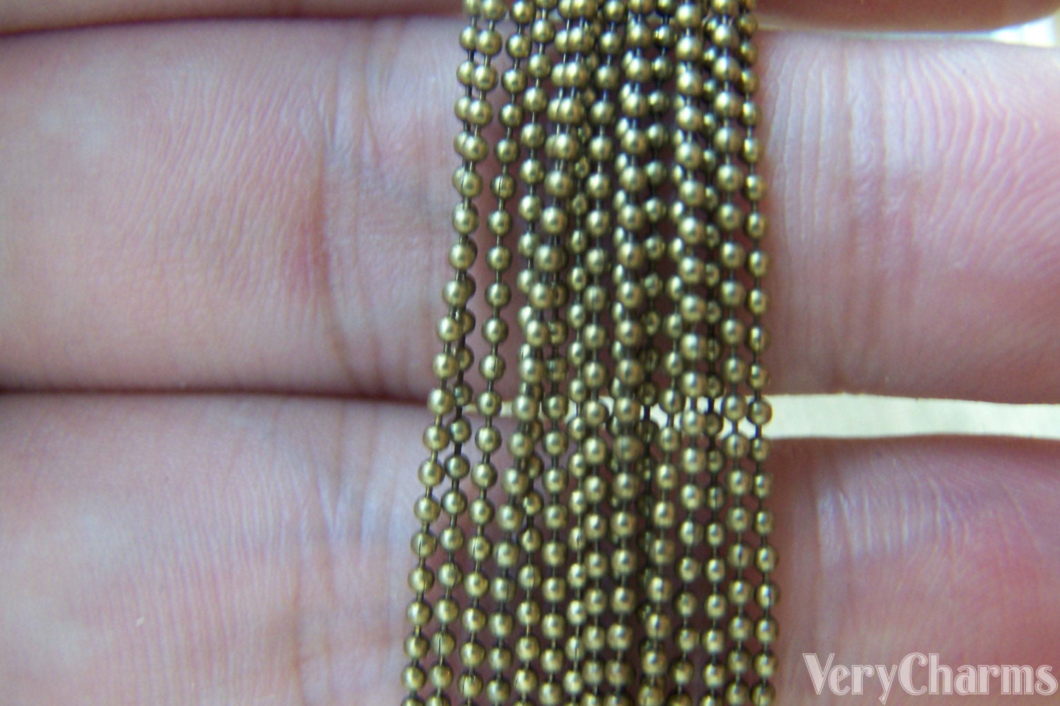 16ft (5m) Antique Bronze Brass Fine Bead Ball Chain 1.2mm A3994 - Etsy