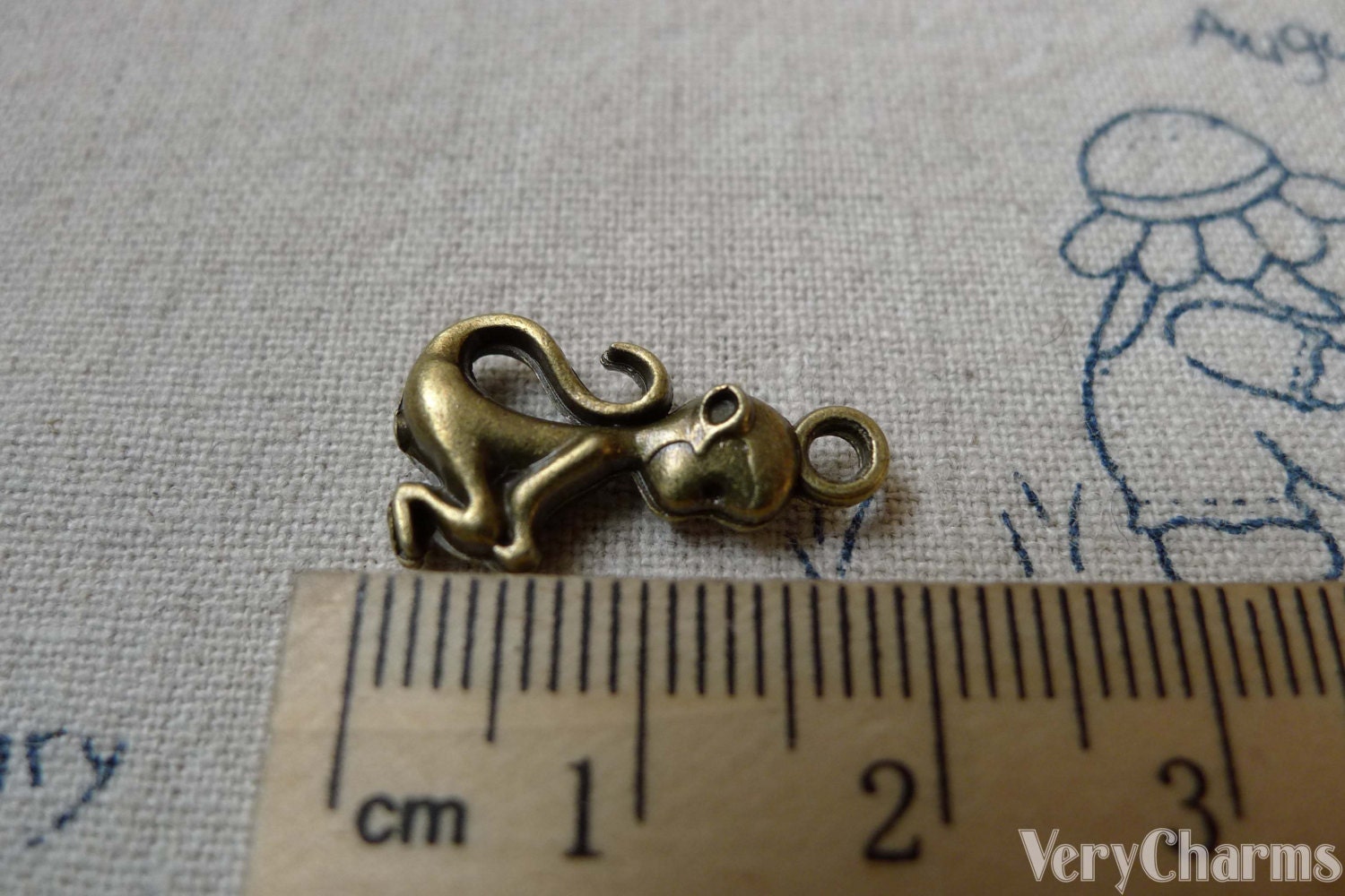20 Pcs of Antique Bronze Monkey Charms 11x20mm Double Sided A6566 - Etsy