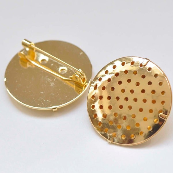 Cabochon Brooch Pin - Etsy