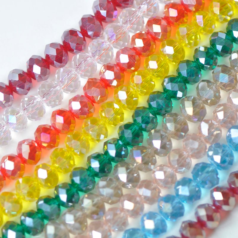 Glass Crystal Beads - Etsy