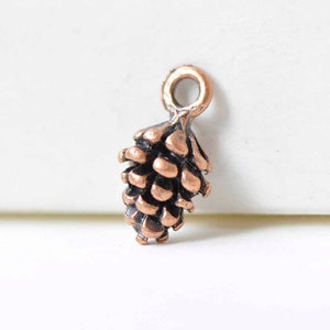 20 Pcs Antique Copper Acorns Pinecone Charms Pendants 5x15mm A8979 - Etsy