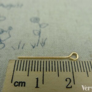 500 Pcs KC Rose Gold Eye Pin Eyepins 22mm A5877 - Etsy