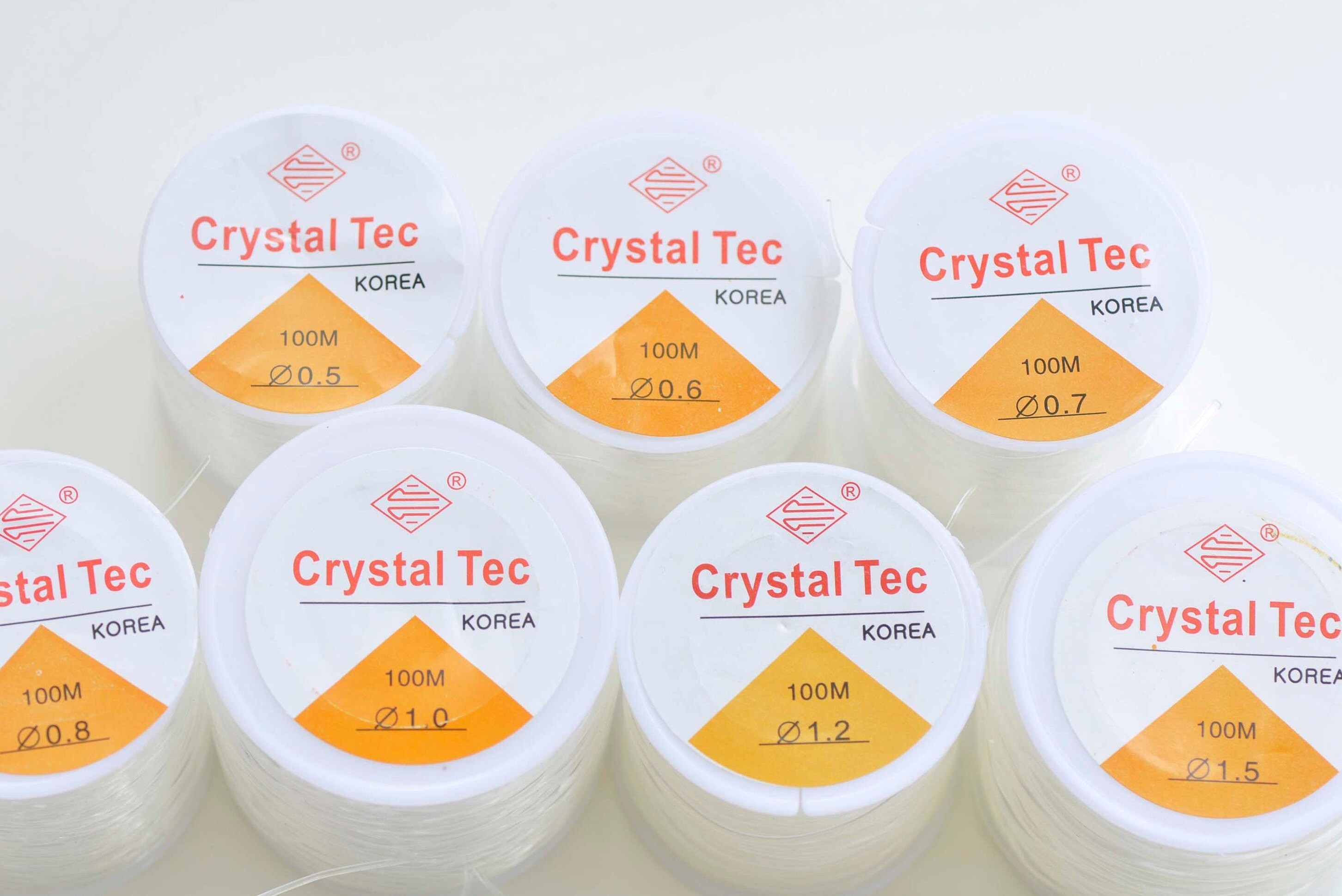 One Spool Cyrstal Clear Elastic Fishing Line Cord Beading Round Thread ...