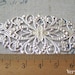 Silver Metal Embellishments Filigree Floral Findings 35x80mm Set of 20 ...