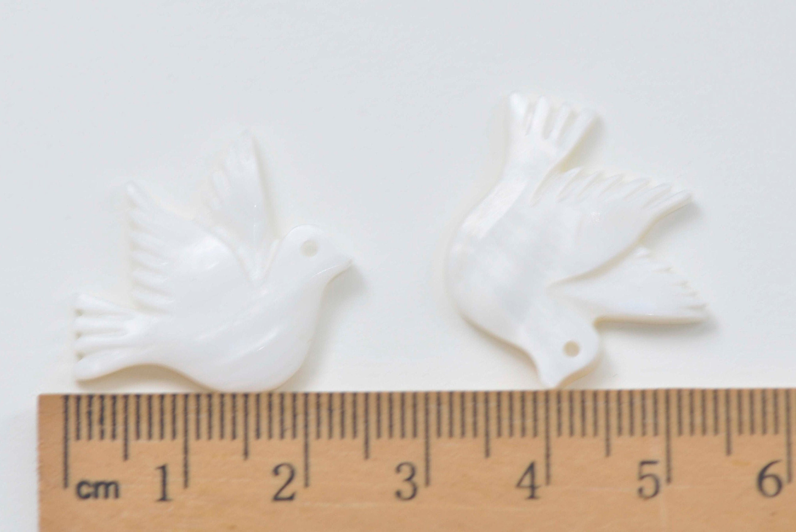 Mother of Pearl Dove Pigeon Natural Shell Bird Cabochon NO HOLE 20x25mm ...