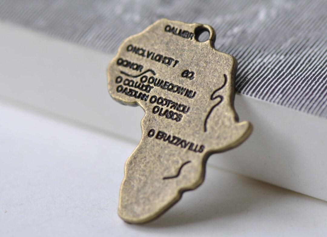 6 Pcs of Antique Bronze Sectional Map Charms 30x37mm A7764 - Etsy