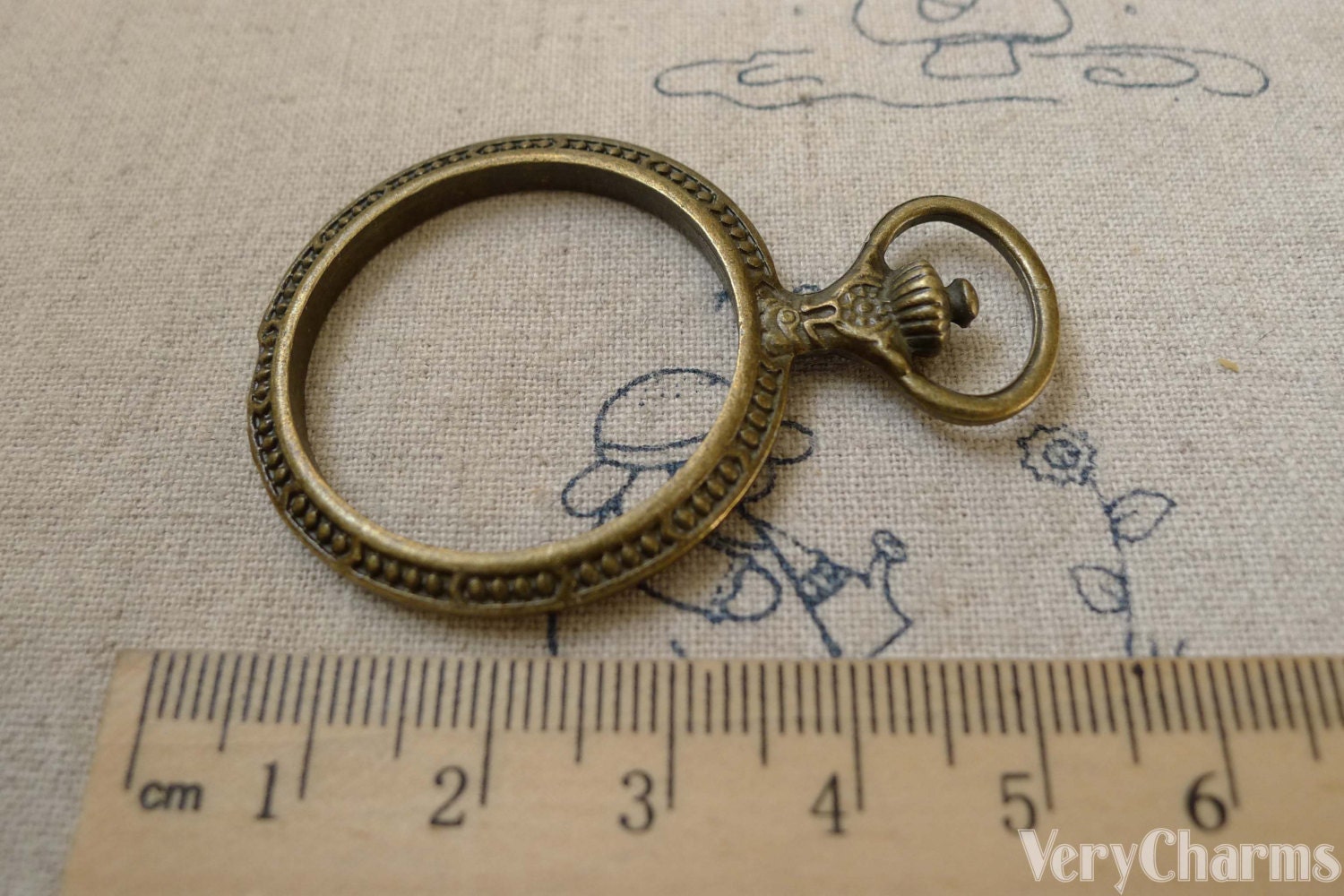 Pocket Watch Frame Antique Bronze Round Pendants 37x55mm Set - Etsy